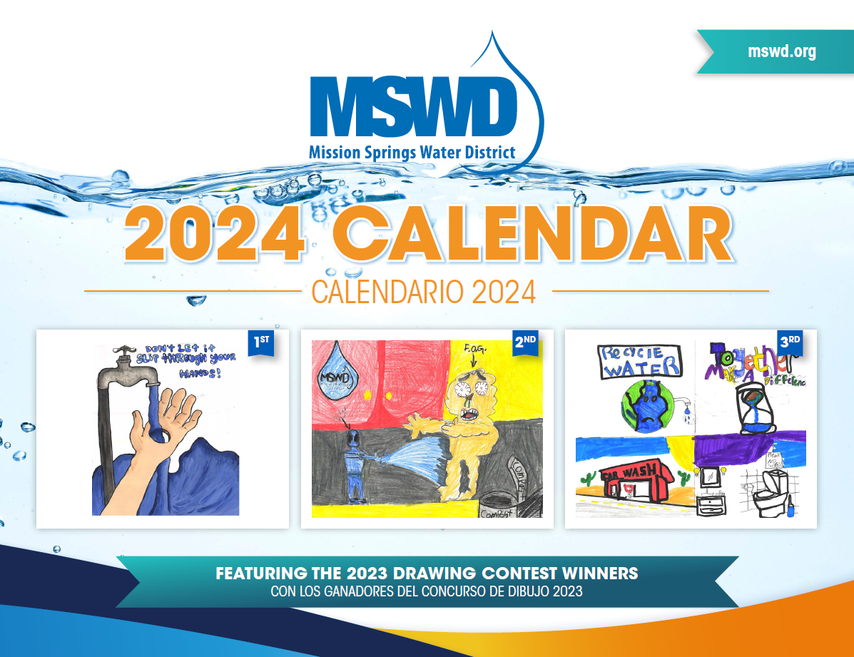 MSWD Announces Calendar Drawing Contest Winners - Association of ...