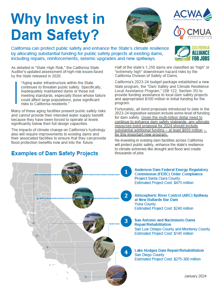 Dam Safety Fact Sheet - Association of California Water Agencies