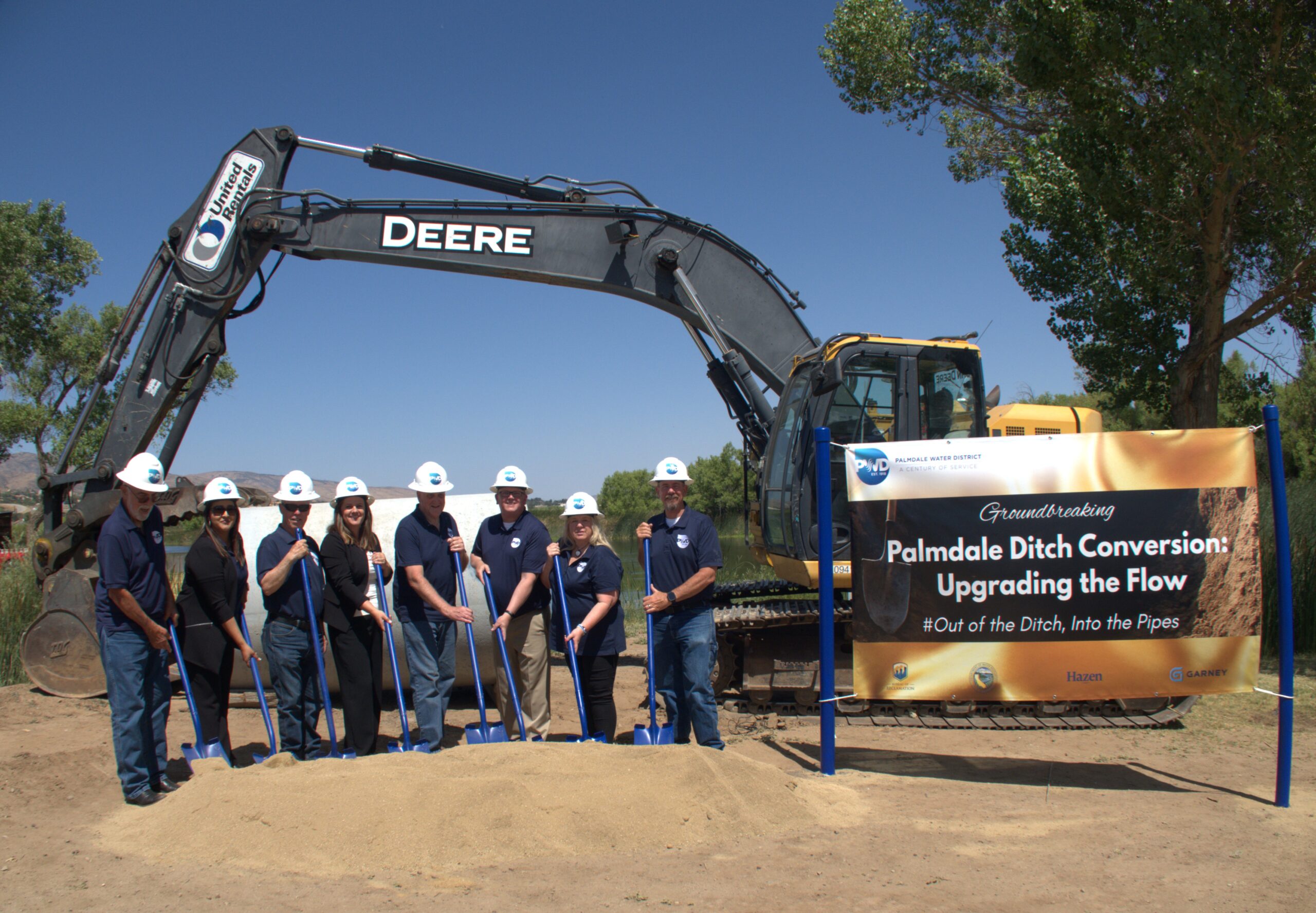 PWD Celebrates Start of Palmdale Ditch Pipeline Construction ...