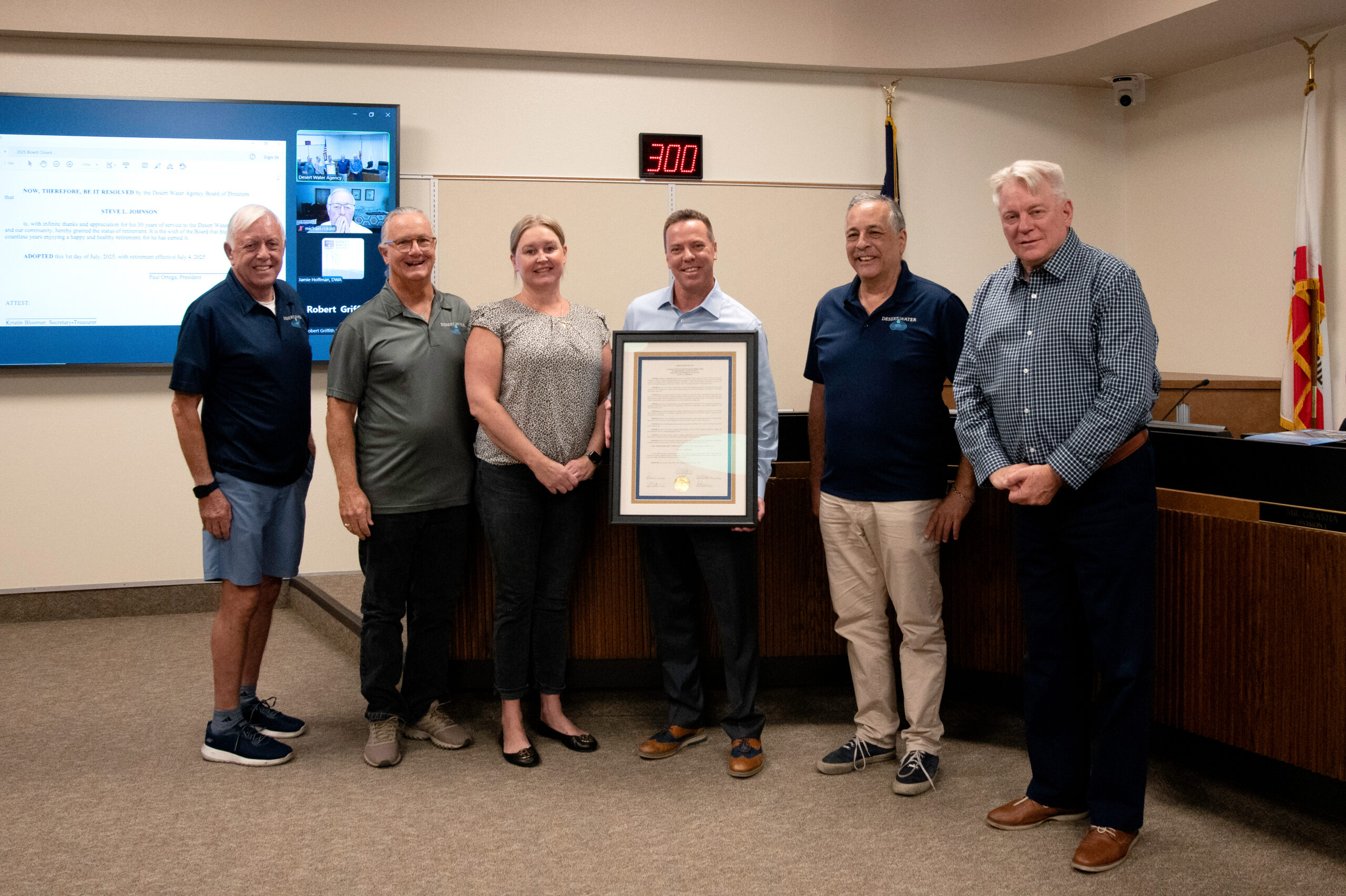 Desert Water Agency GM Steve Johnson Retires; Esther M. Saenz succeeds ...